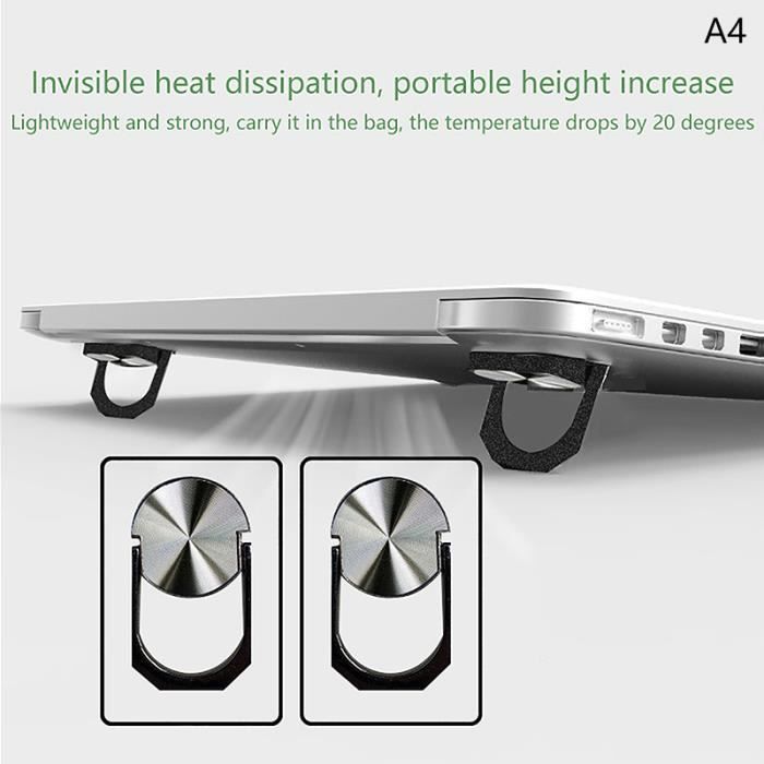 A4-Support de clavier d'ordinateur portable, mini pieds portables ...