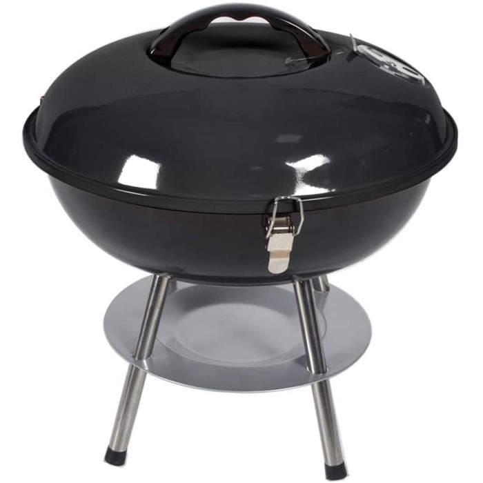 Barbecue à Charbon Rond - Portable Mobile BBQ Grill - 14 Pouces - Pour ...