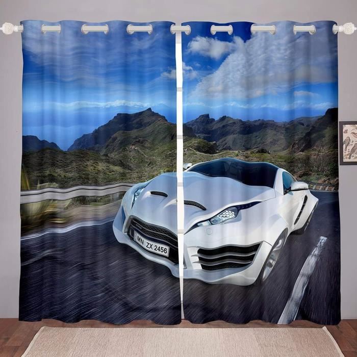 Rideaux occultants 60x120cm - 2 panneaux - Rideau occultant pour ...