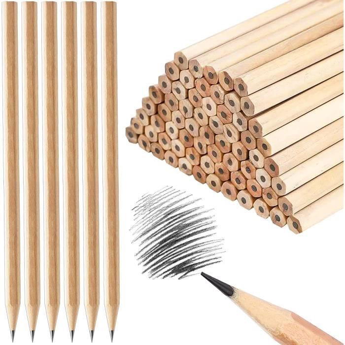 Lot De 50 Crayons Hb, Crayon De Bois, Crayon Papier Pour Enfants ...