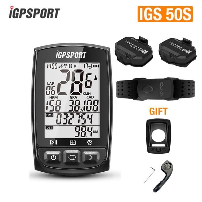 Compteur vélo,compteur de vélo IGS50S sans fil ANT +,étanche IP,route ...