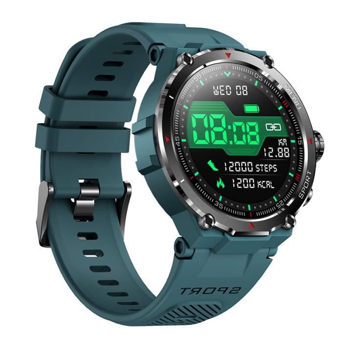 Smartwatch militaire pour homme, tracker de fitness extérieur étanche 5 ...