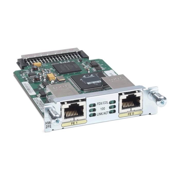 Carte d'interface réseau - CISCO - HWIC-2FE - 2 ports 100Mb - Ethernet ...