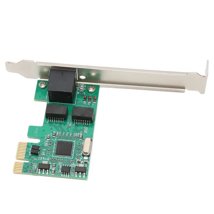 EJ.life Carte Réseau PCIE 10M 100M avec Interface PCI Express X1 ...