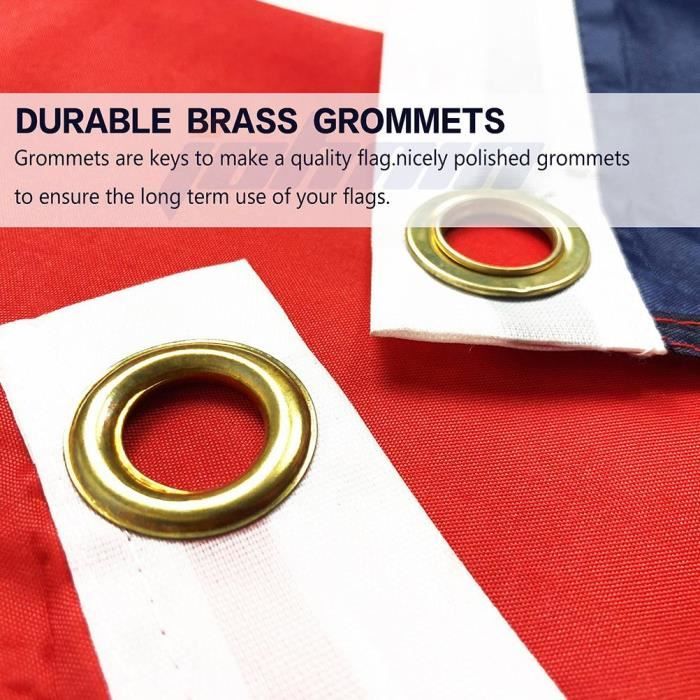 EJ.life Drapeau Aigle Croix Prussienne Allemande avec Oeillets en ...