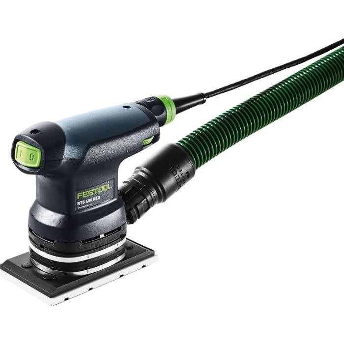 Ponceuse vibrante FESTOOL RTS 400 REQ-Plus - 250 W avec patin de ...