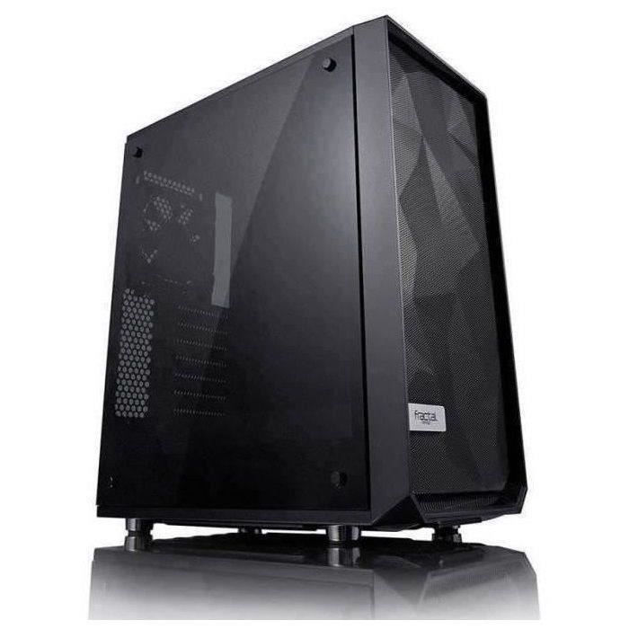 FRACTAL DESIGN BOITIER PC Meshify C - Noir - Verre trempé - Format ATX ...