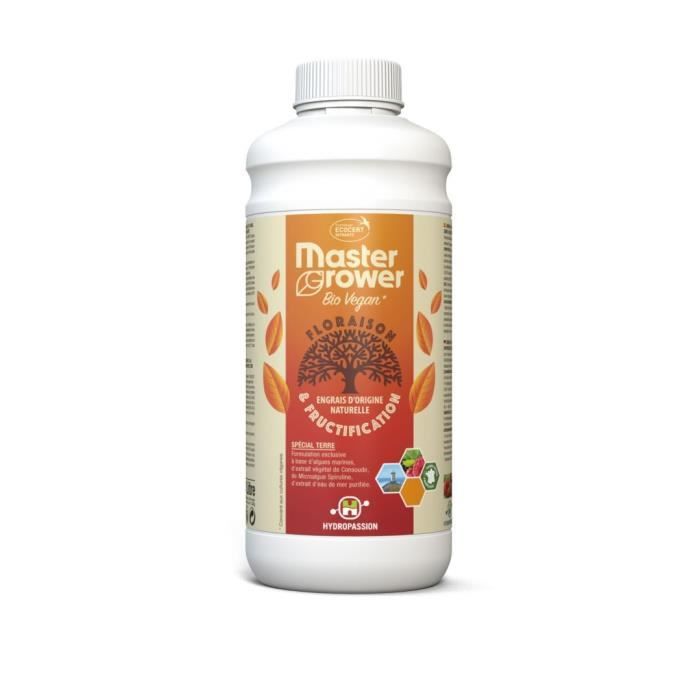 Master Grower Bio Vegan Bloom 1 L - Cdiscount Jardin