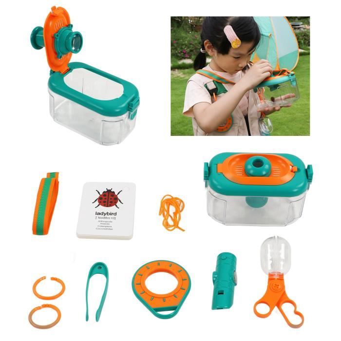 Kit de collecte d'insectes pour enfants - OMABETA - Loupe, étui de ...