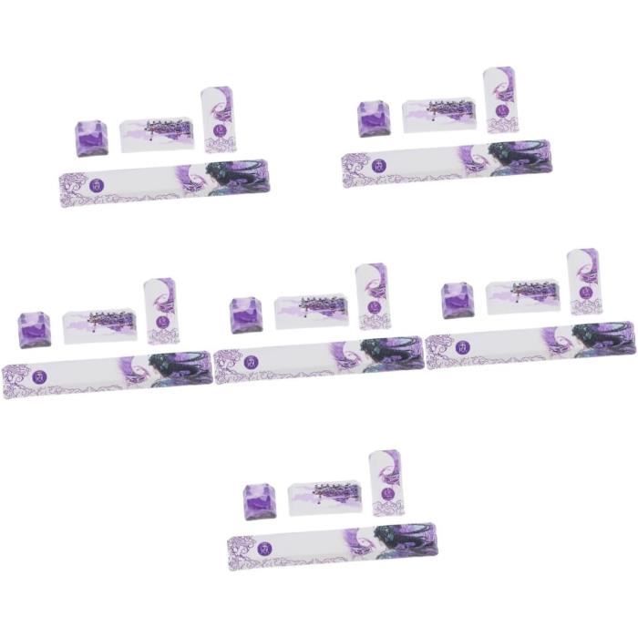 24 Pièces Dessus De Touche Capuchons De Touches Pbt Décalcomanies De ...