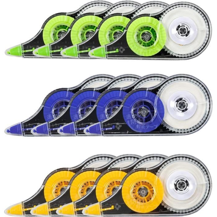 12 Pièces Rubans Correcteurs Souris Correcteur Blanc Avec Capuchon ...