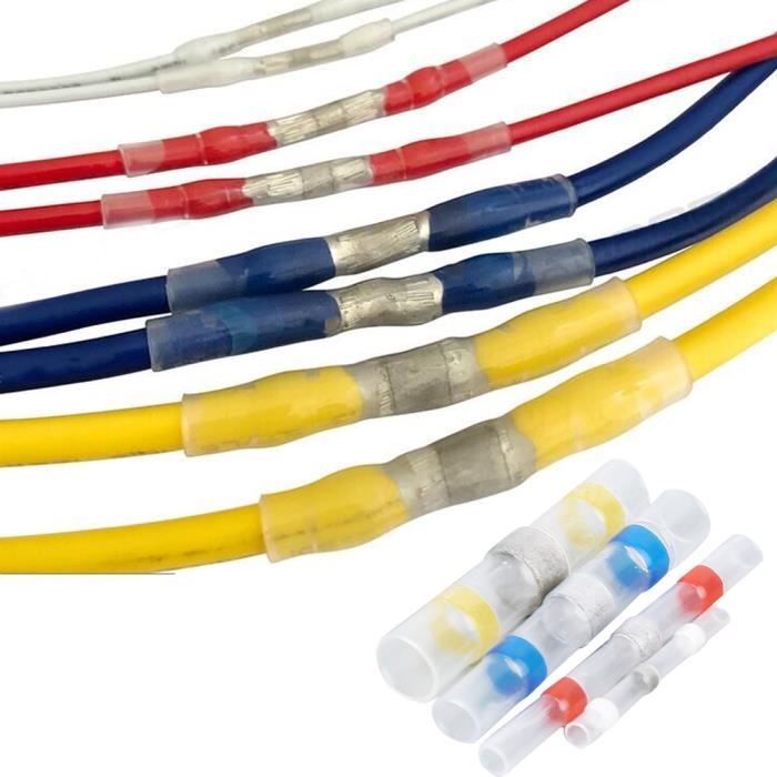 Shipenophy Kit de 100 cosses à souder à retrait thermique, isolées pour ...