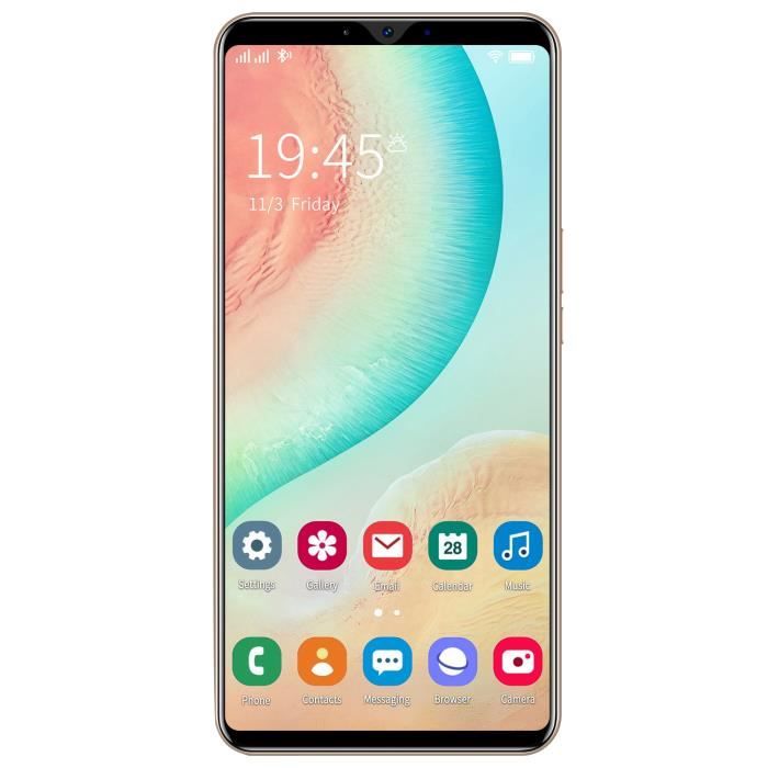 P43 Max Smart Phone SC7731G 4 Core 1GB+8GB Smart Phone EU Plug-Gold ...