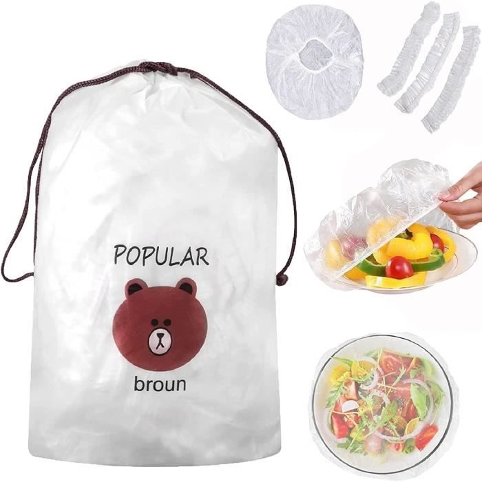 Lot de 100 sacs alimentaires réutilisables en plastique pour bols et[S559] - Cdiscount Au quotidien