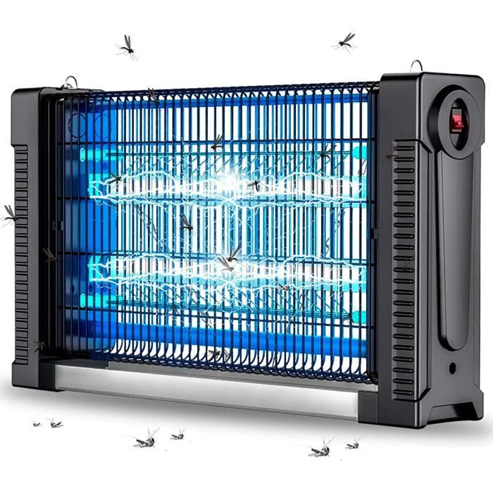 JJKPSD Tue Mouche Eléctrique, 2500V Lampe Anti Moustique UV, 20W Tueur ...