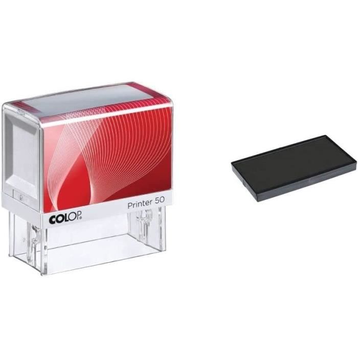 Tampon encreur Personnalisé 6 lignes COLOP Printer 50 69x30mm pour ...