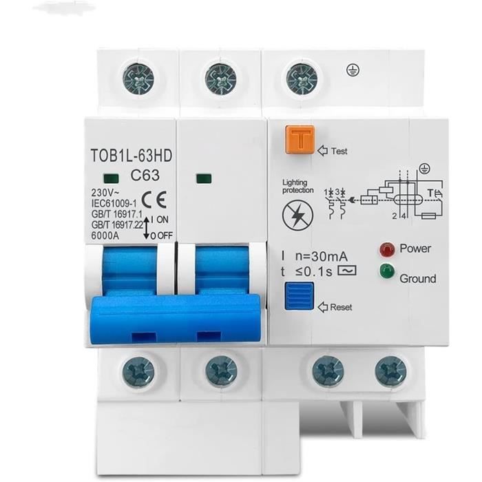 Disjoncteur Interrupteur Principal Interrupteur Différentiel Avec ...