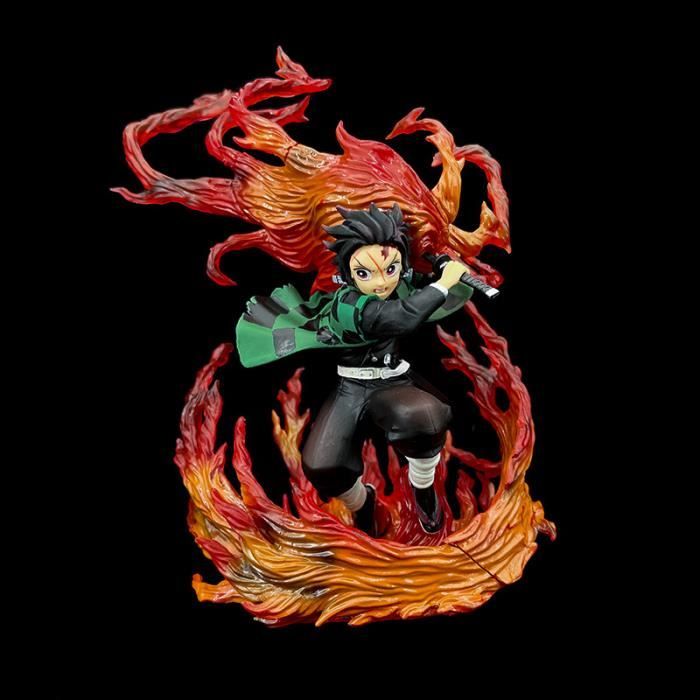 Anime Demon Slayer Figurine Statue, Kamado Tanjiro Fire God Figurine ...