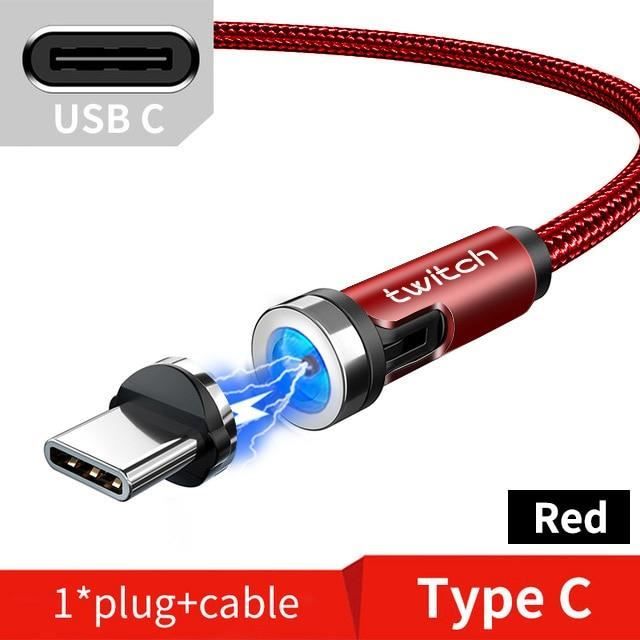 Red Type C Cable-2m -Câble micro USB Type C pour téléphone portable ...