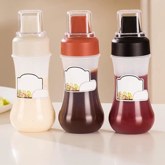 Bouteille De Ketchup, 12Oz Bouteille À Sauce Avec Capuchon Flacon ...