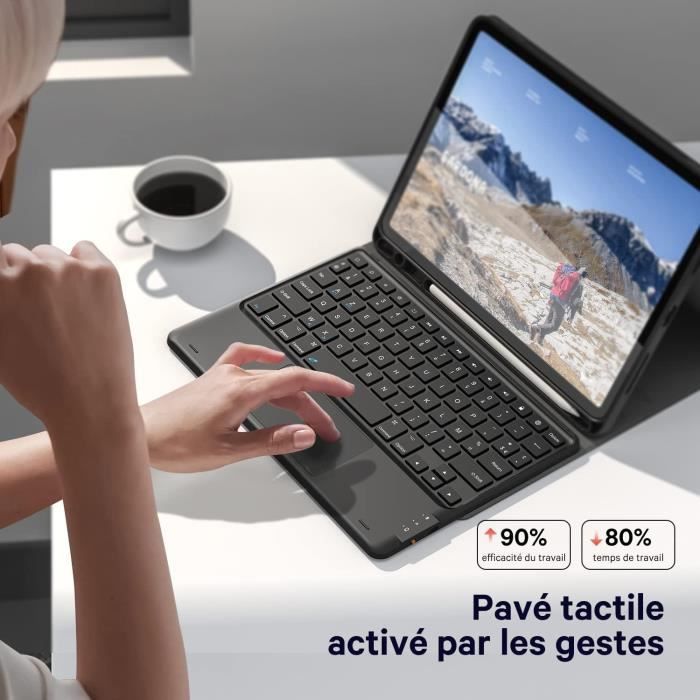 Clavier Ipad Pro 11, Ipad Air 5 Clavier Avec Smart Trackpad, Ipad Air 4 ...