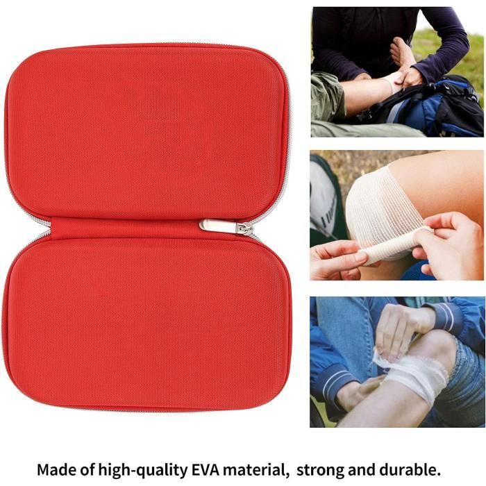 Trousse De Premiers Soins, Vide Trousse D'Urgence Sac Portable Premiers Soins Eva Étui Rigide ...