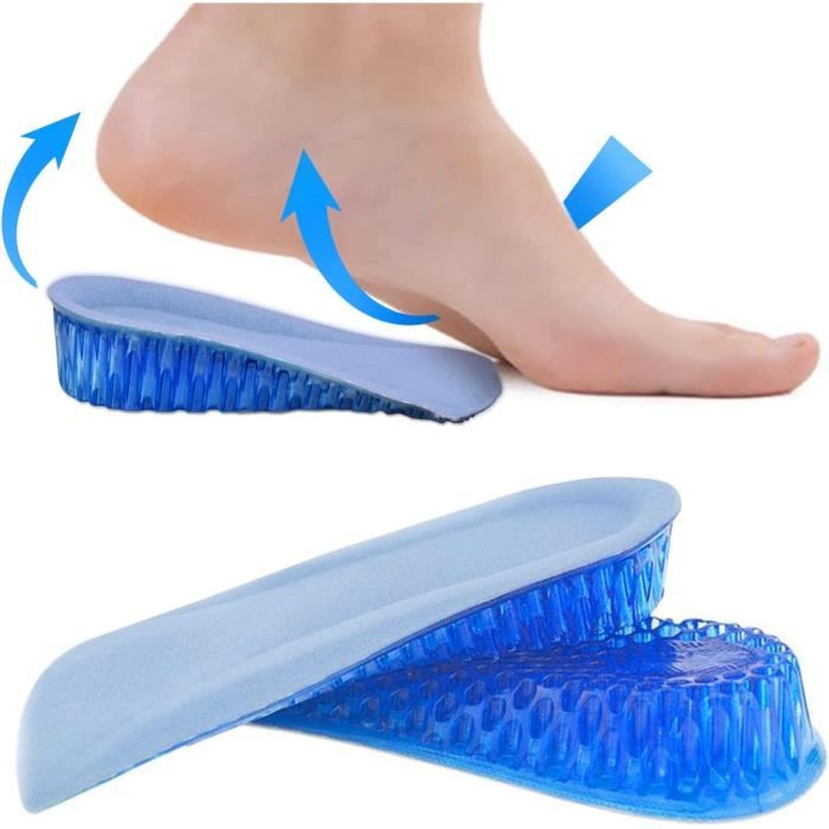 Talonnettes en Gel de Silicone,3cm Talonnette Gel Rehaussantes ...