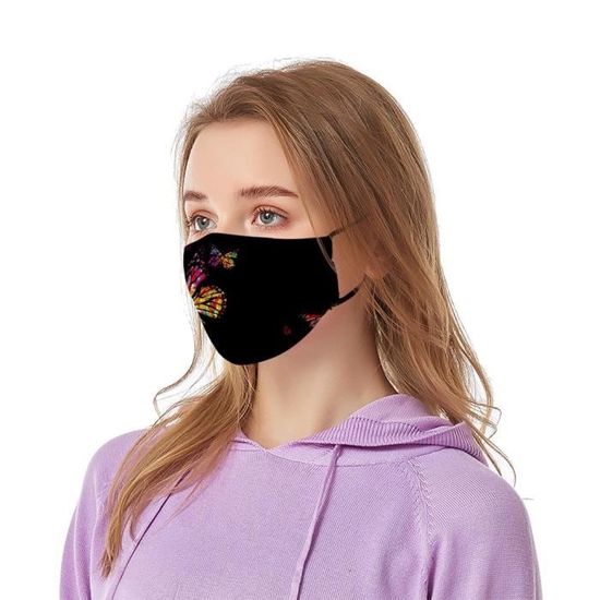 Masque de motif de dessin animé confortable respirant en gaze anti ...