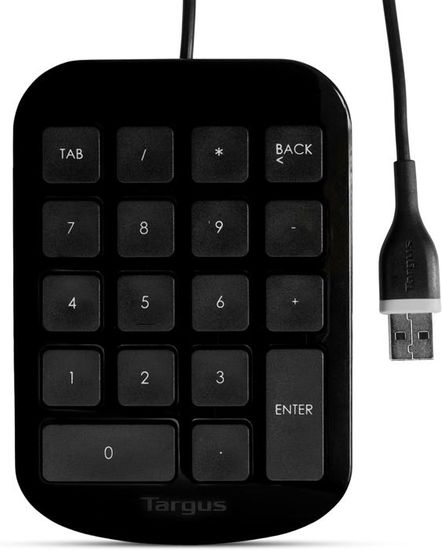 Pavé Numérique – Clavier Filaire Usb-A 91 Cm Pour Saisir Des Chiffres ...