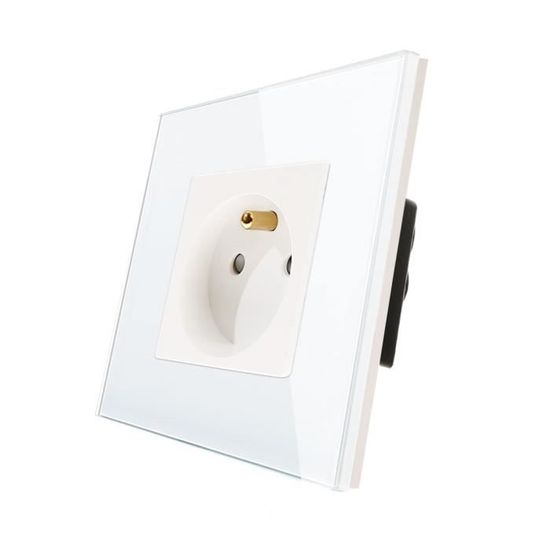 Prise Murale Electrique 16A - Prise Encastrable Standard Extra Plate ...