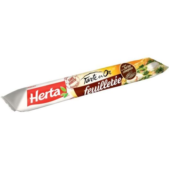 HERTA Tarte en or - Pate feuilletée à la farine complète 230g ...