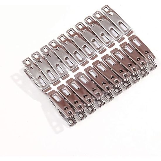 Pinces À Linge Inox (80 Pcs) - 4,8 X 1 Cm Épingles À Linge Inox ...