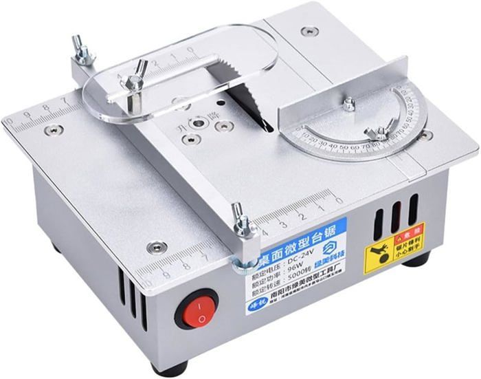 Mini scie de table, petite scie de table de précision réglable, scie de ...