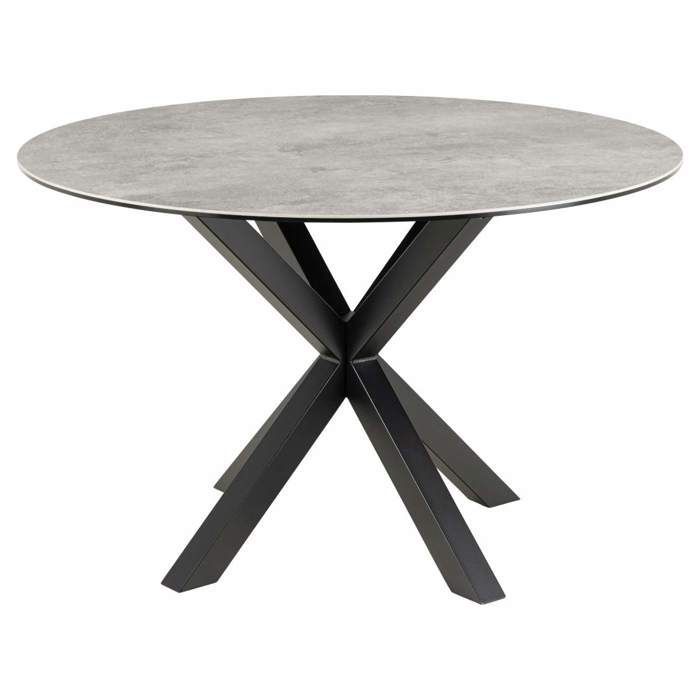 Heaven table de salle à manger Ø119cm gris. - Cdiscount Maison