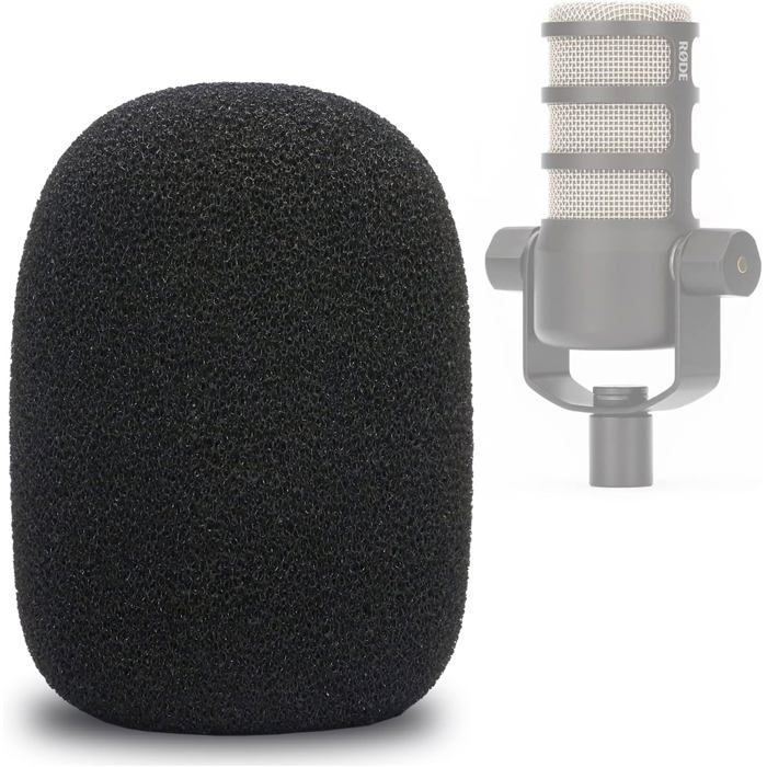YOUSHARES PodMic Pop Filter - Foam Windshield Cover for Rode PodMic ...