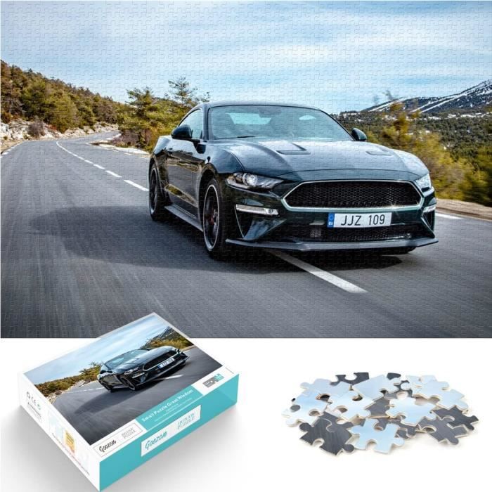 Puzzle 1000 Pièces American Horse Bullitt Gt Sports Car Puzzles Adultes ...