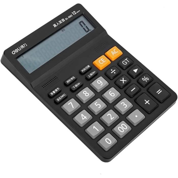 LIWI-LHY Voice Calculator Accounting Daily Bureau Multi-Fonctions ...