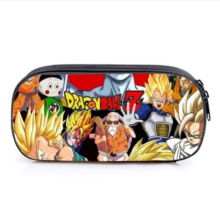 Dragon Ball Trousse à Crayon,Zipper Étudiants Crayon Étui Sac Papeterie ...