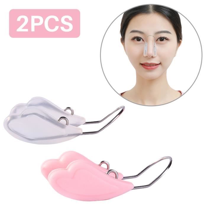 Drfeify Pince à façonner le nez Pince-nez en Silicone souple, 2 pièces ...