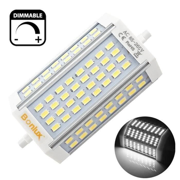 DT05663- LED R7S 30W Dimmable Ampoule Doublé Extrémités J118 LED ...