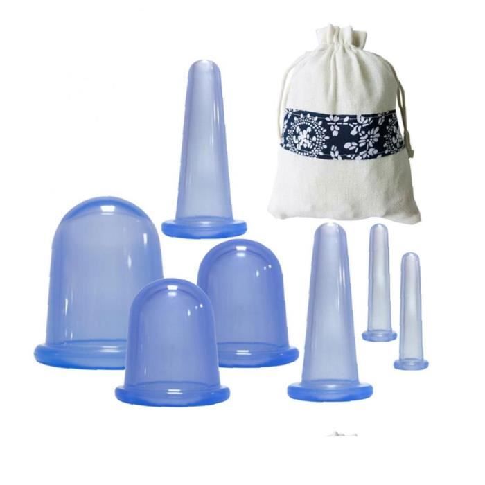 Silicone Cupping Therapy Set Vacuum Massage Cuge Cuge Cuge Set Santé ...