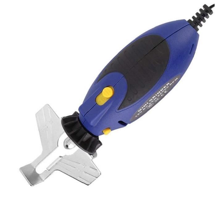 Trinuaw électrique Aiguiseur Mini Machine de broyage de chaîne DC 12V ...