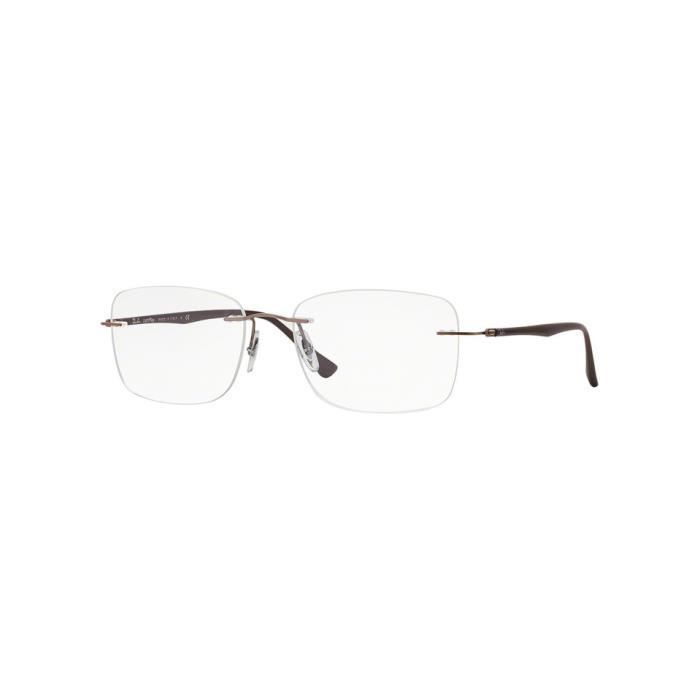 Lunettes de vue Ray-Ban Homme RX8725 1131 Bronzée 52 x 36,7 - Achat ...