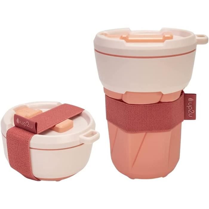 MuC My useful Cup, Gobelet pliable réutilisable, 350 ml, Café à ...