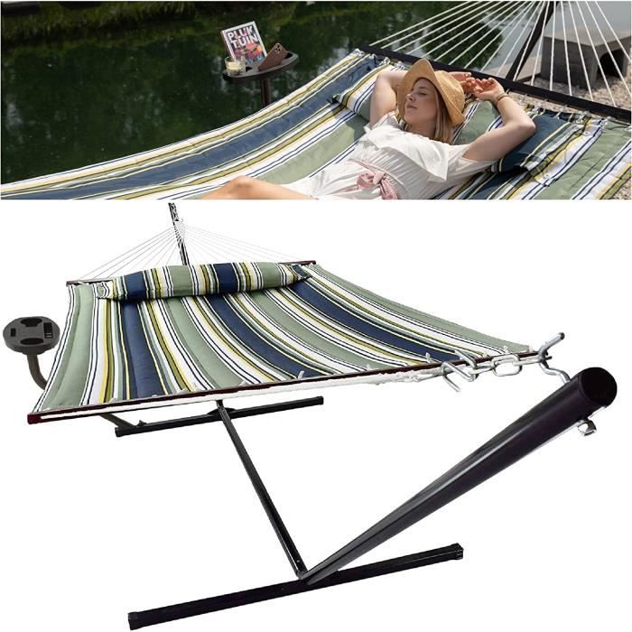 VITA5 Hamac avec Support Inclus – Hamac d'extérieur Indispensable pour ...