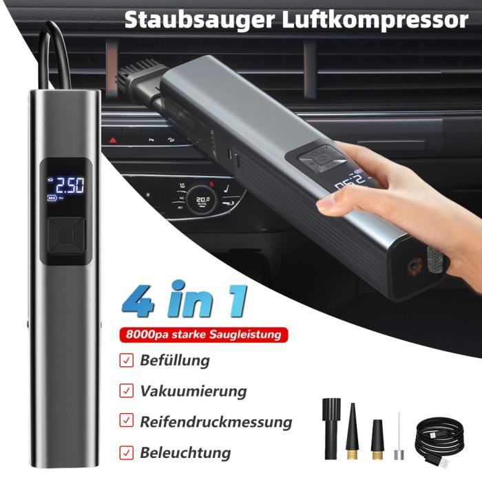 Mini Compresseur Pneumatique Rechargeable 150PSI Compresseur d'air ...