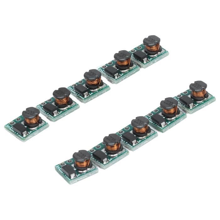 Convertisseur Boost DC-DC - FDIT - T64 - 10Pcs - 1.5V à 5V - Efficacité ...