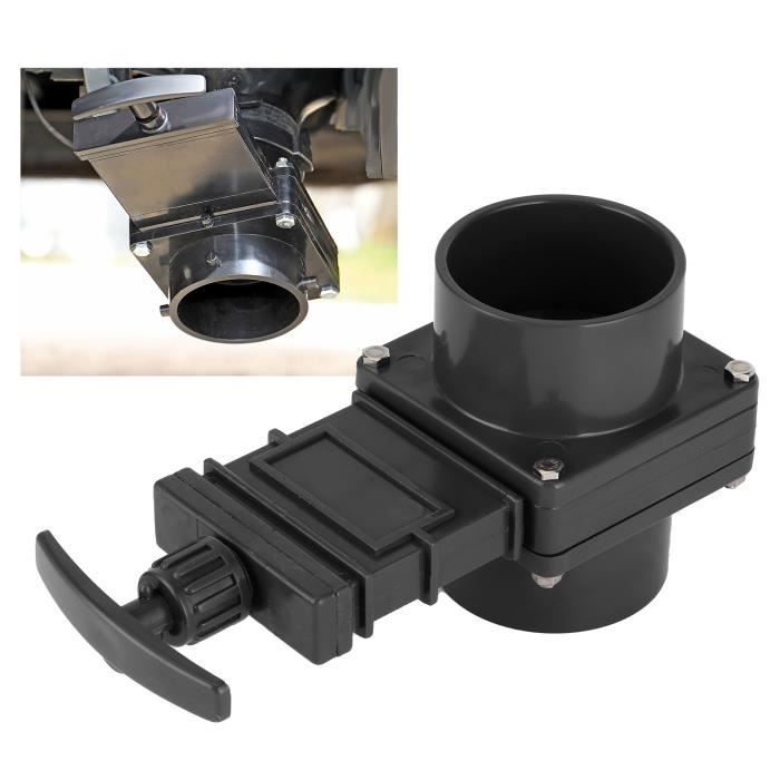 Vanne d'eau - SALUTUYA - 63mm - ABS - Installation facile - Évacuation ...