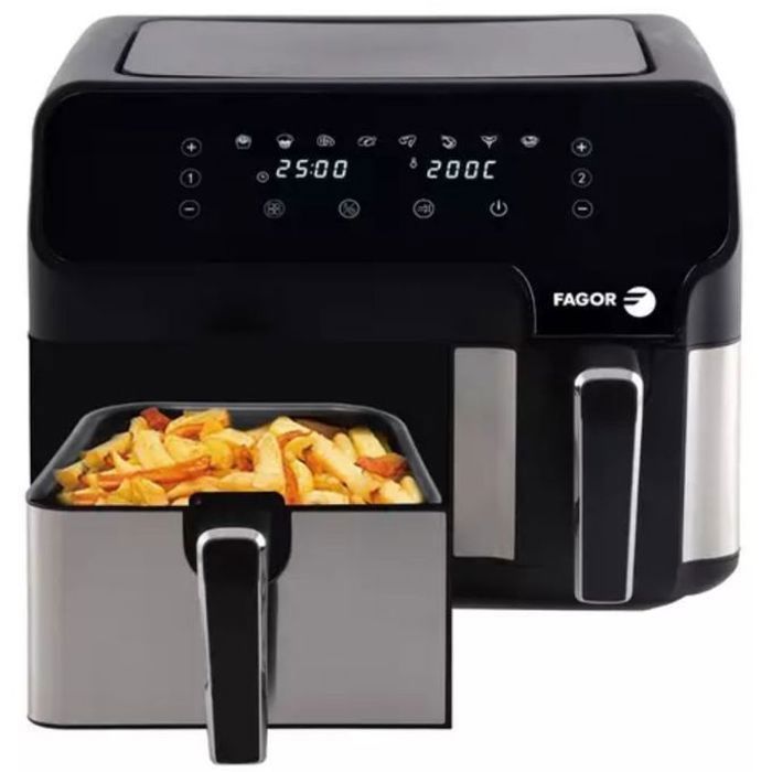 Fagor FG5507 Friteuse Double Panier, Digital, Capacité 8.6 Litres, Air ...