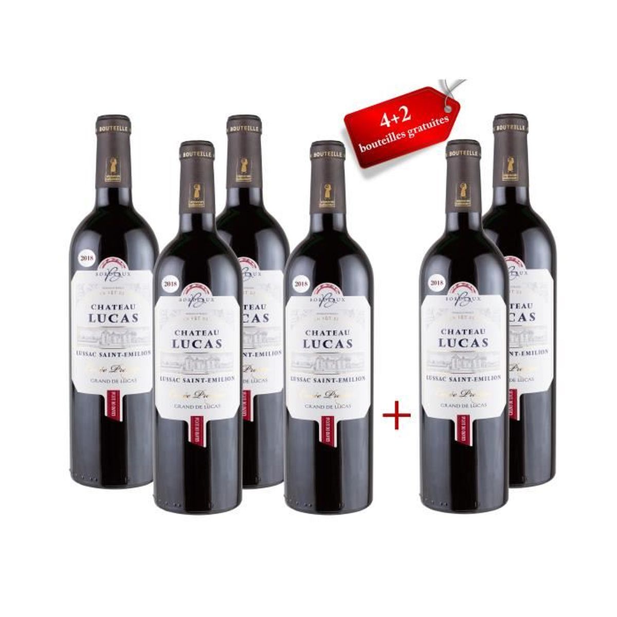 Grand de Lucas - AOC Lussac Saint-Emilion 2018 - Grand Vin Rouge de ...